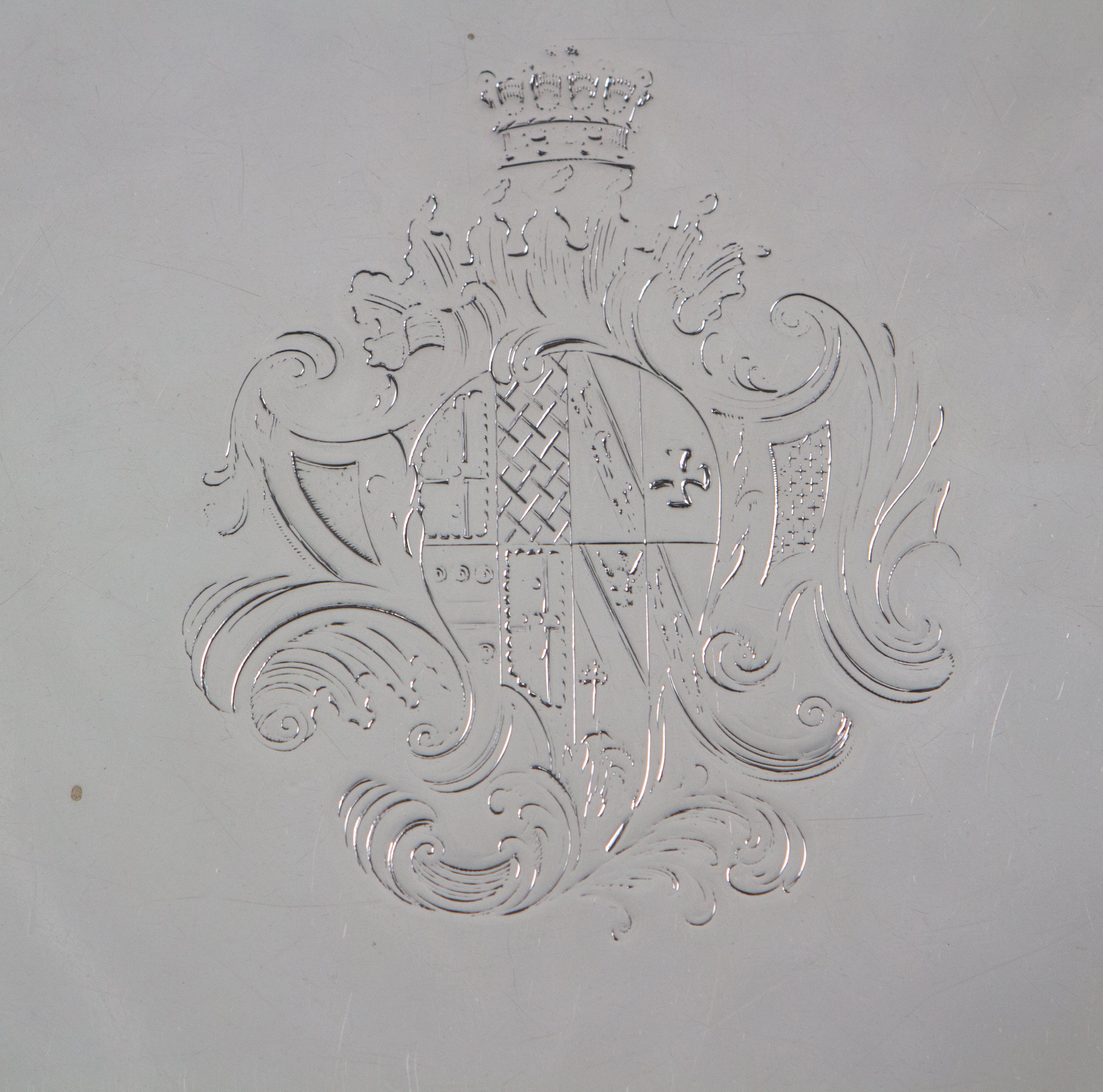 A Large George II Silver Salver London 1738 by John Tuite – Forrest ...